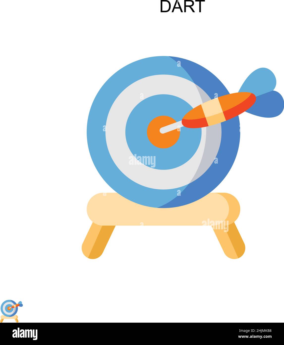 Dartboard dart board game Stock Vector Images - Alamy