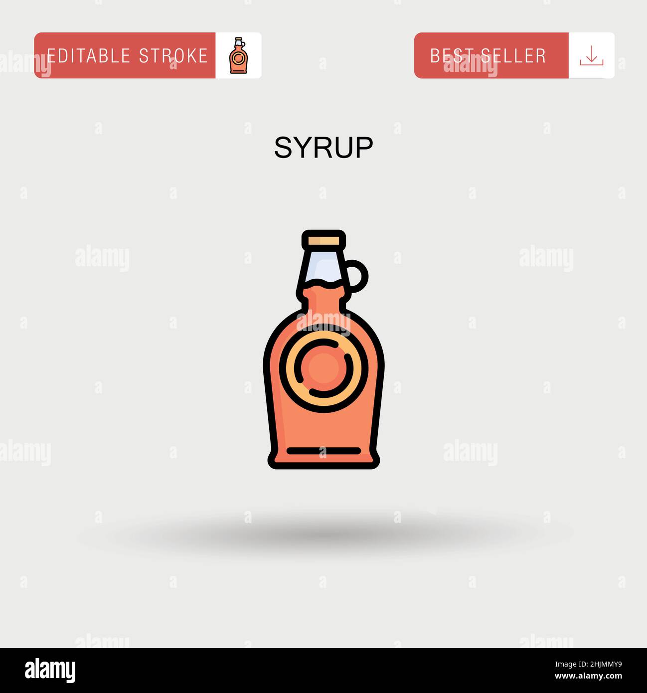 Golden syrup background Stock Vector Images - Alamy