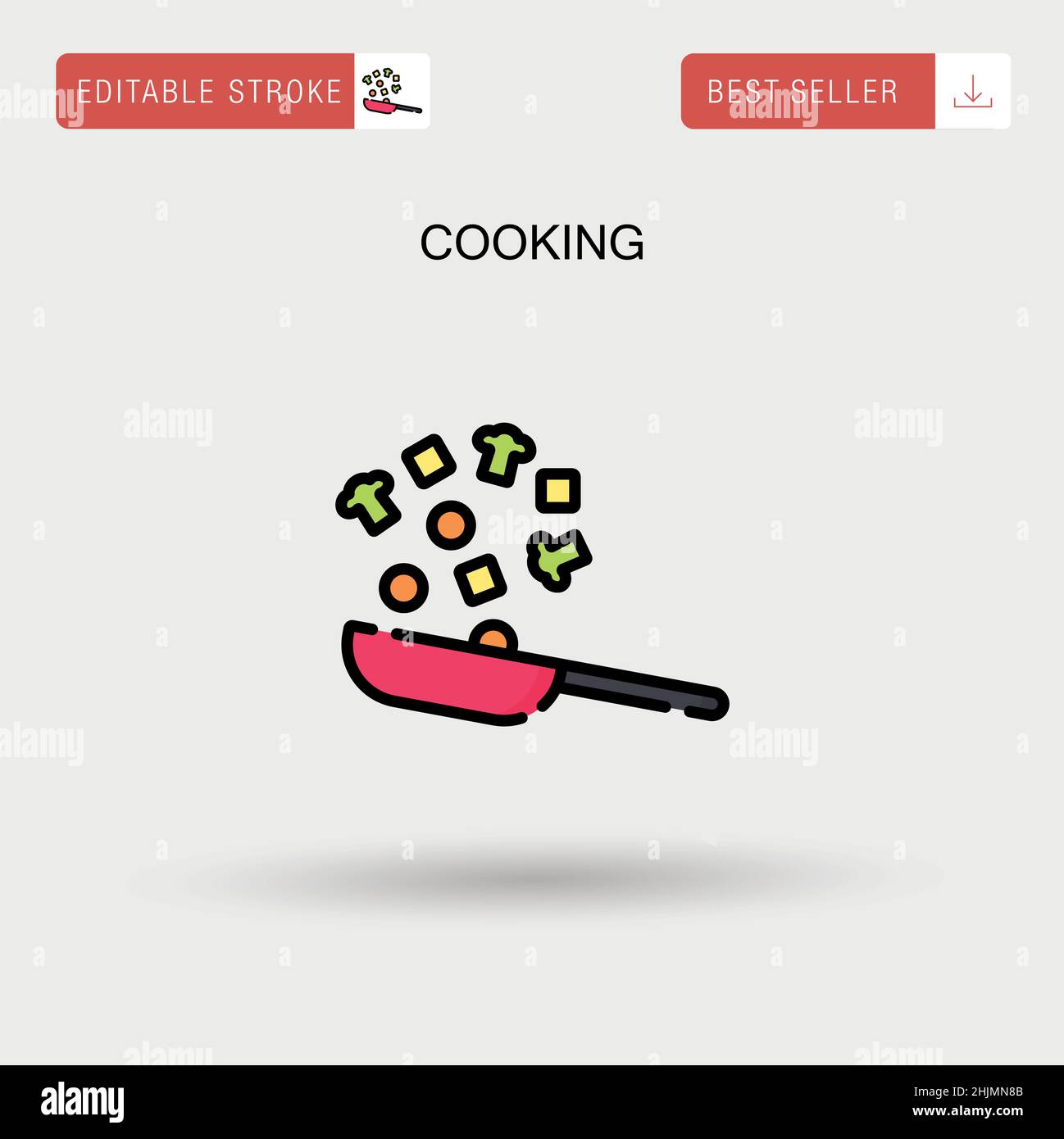 Cooking Simple vector icon Stock Vector Image & Art - Alamy