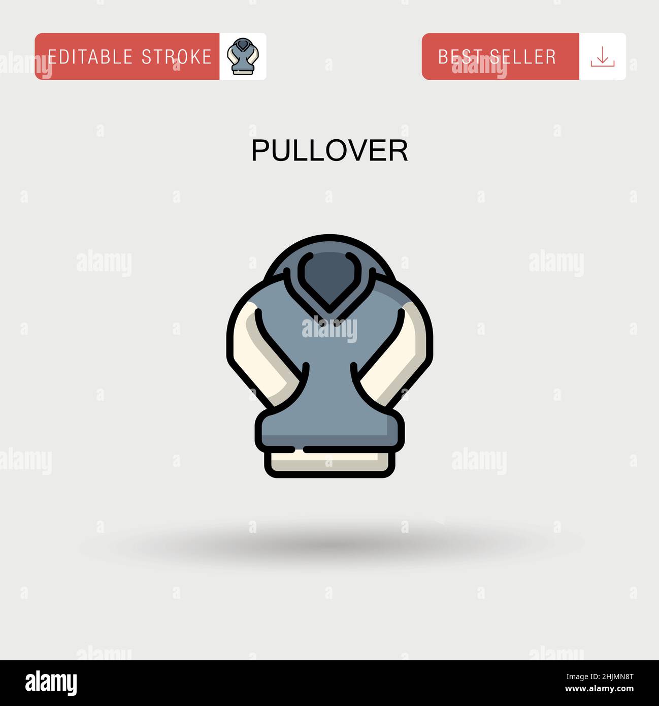 Pullover Simple vector icon Stock Vector Image & Art - Alamy