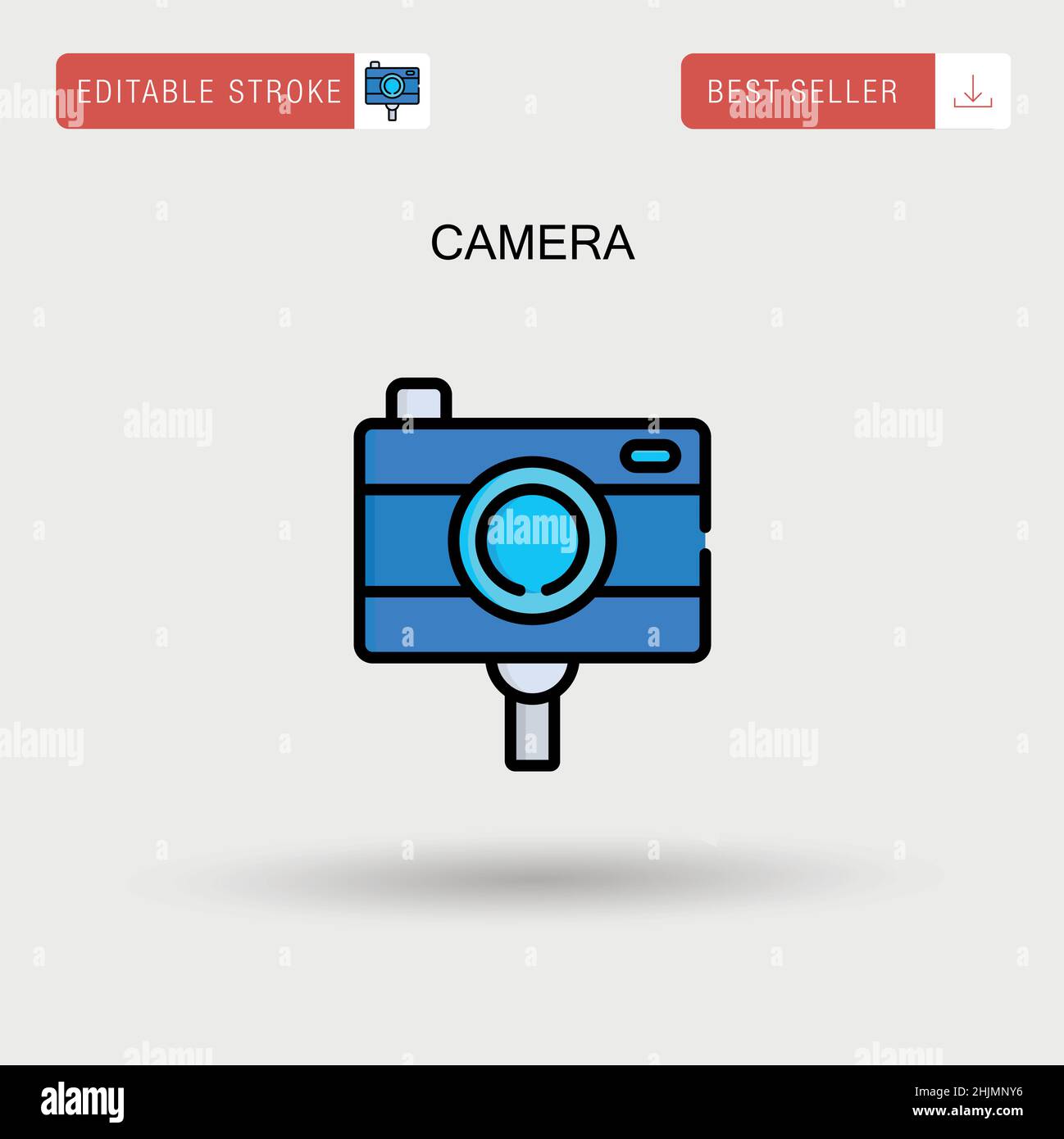 Camera Simple vector icon Stock Vector Image & Art - Alamy