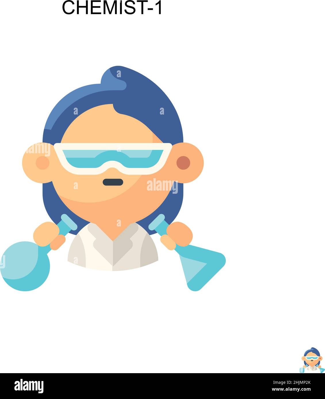 Male chemist Stock Vector Images - Alamy