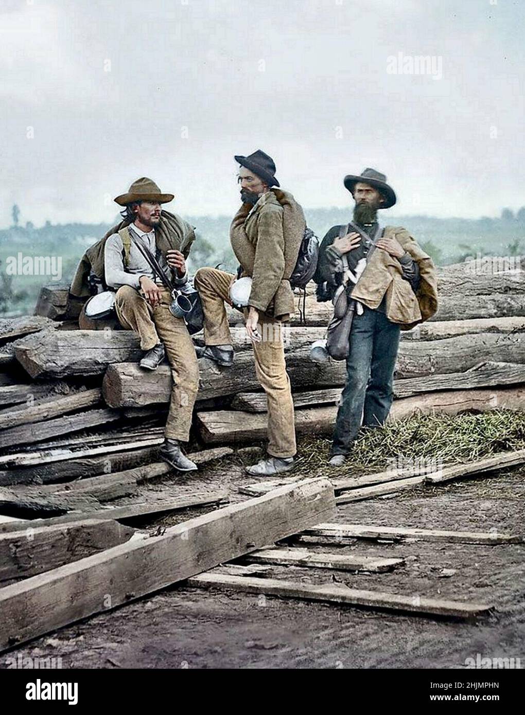 Confederate prisoners hi-res stock photography and images - Alamy
