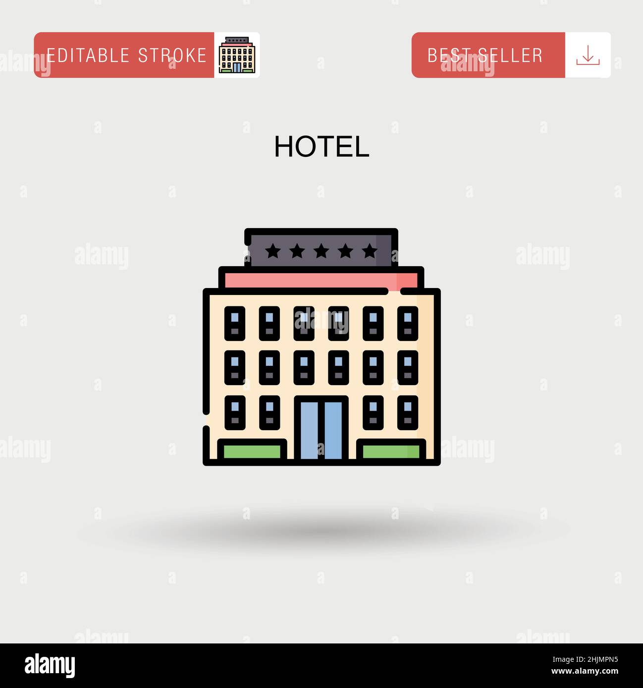 Hotel room woman guest Stock Vector Images - Alamy