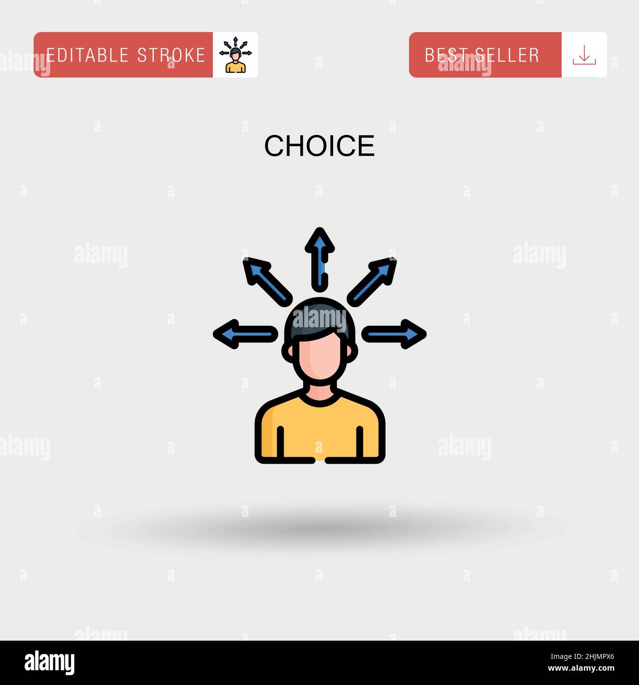 Woman choice confusion Stock Vector Images - Alamy