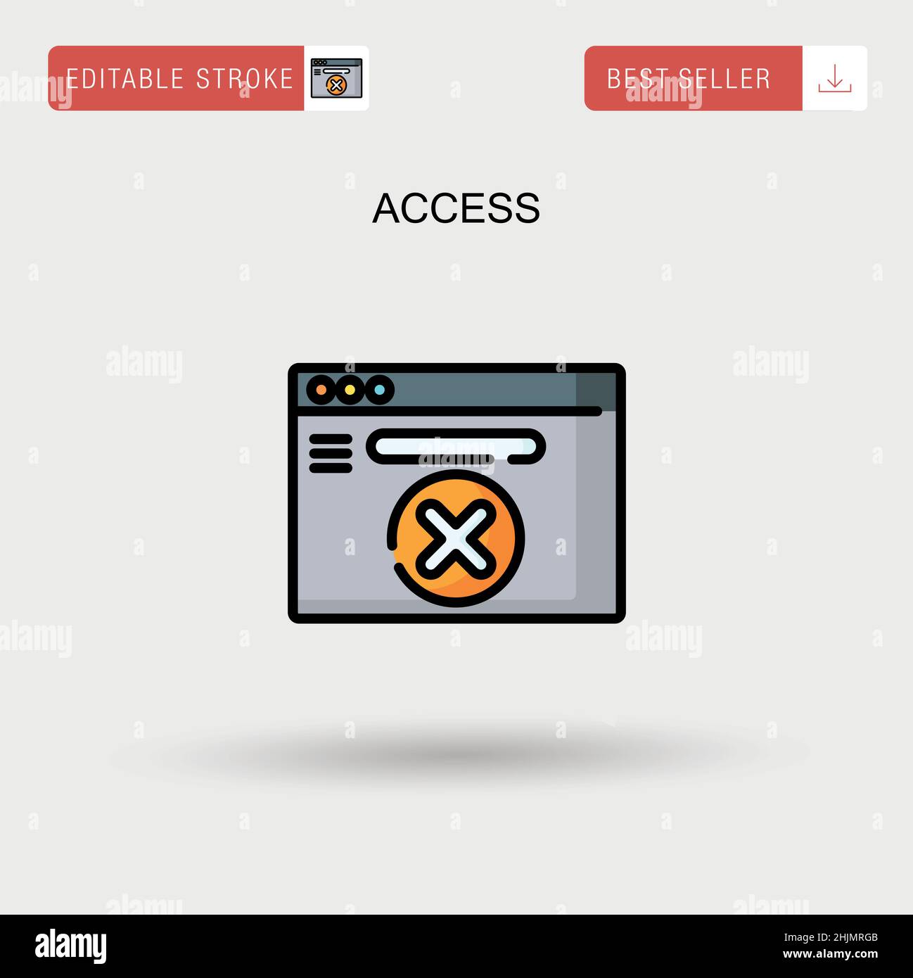 Computer access control Stock Vector Images - Alamy