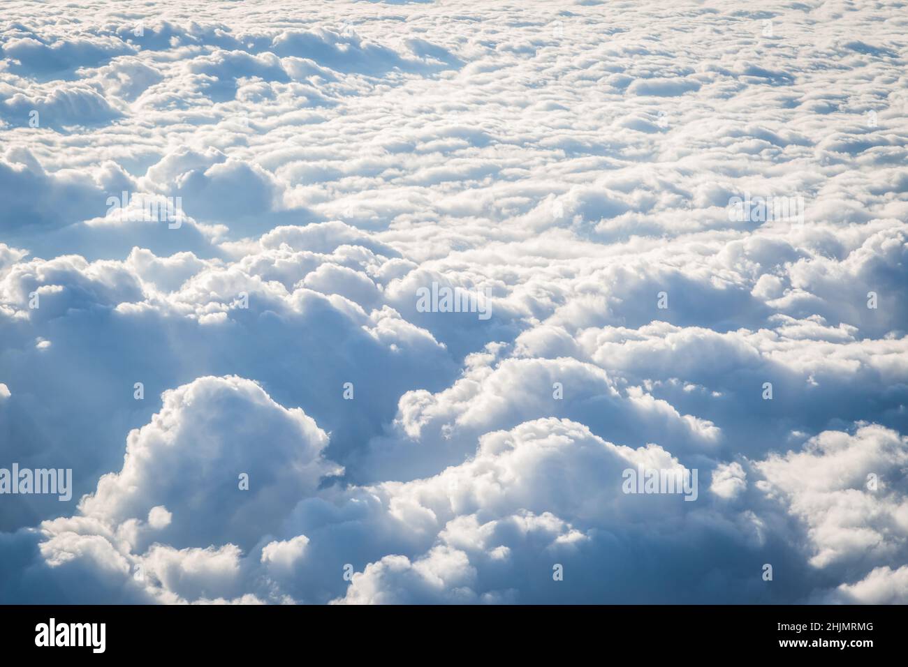 blue sky with tiny clouds background Stock Photo - Alamy