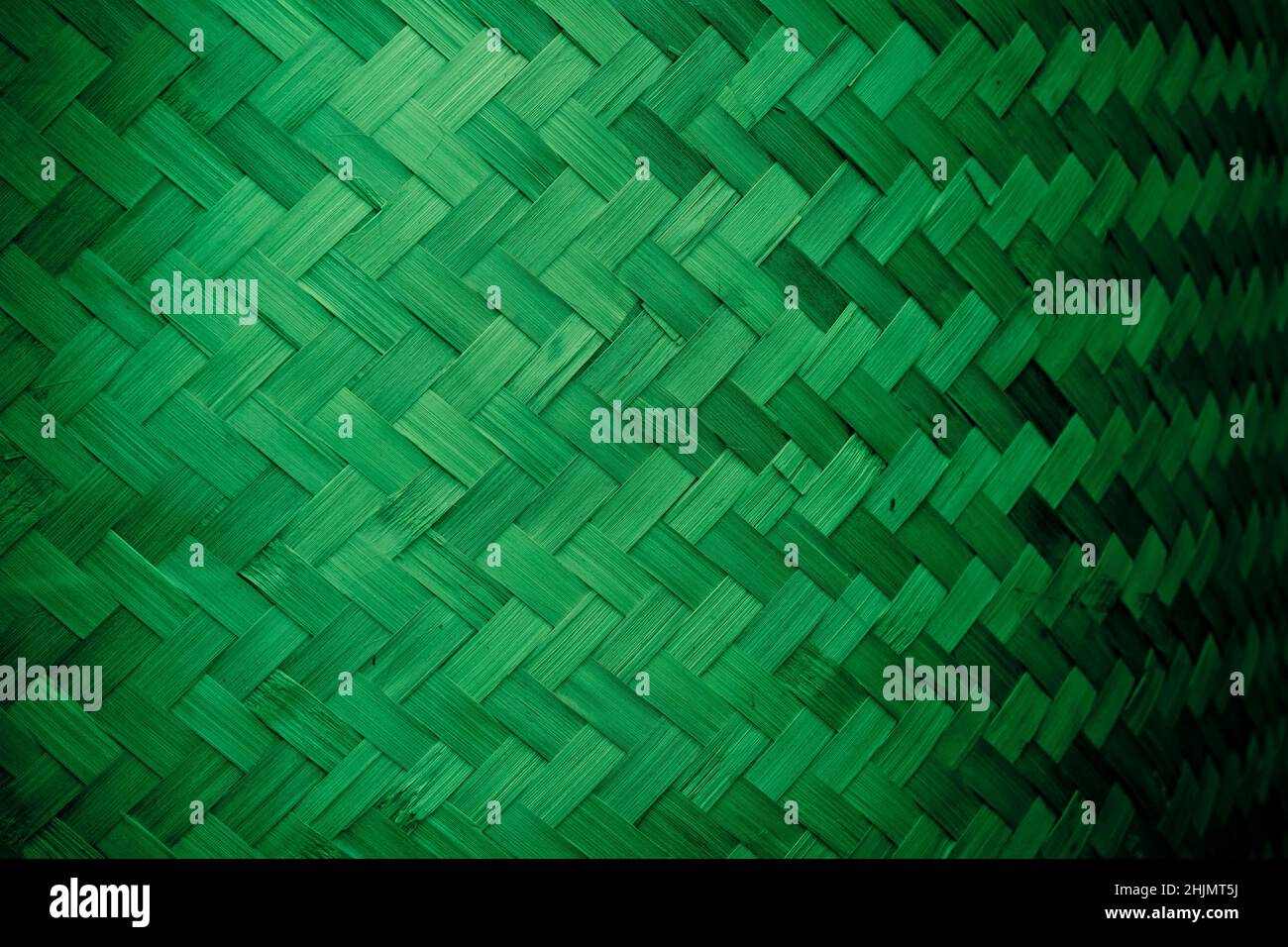 Green color Bamboo grass woven flat mat from natural bamboo background ...
