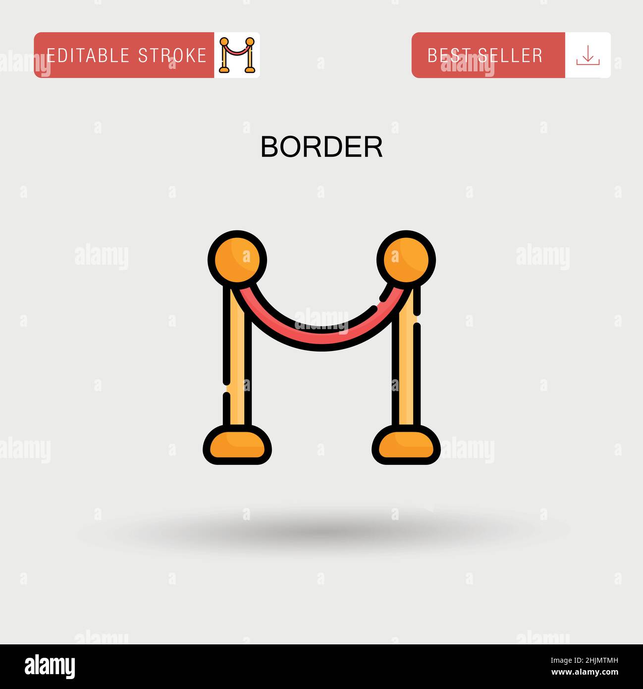 Simple Border Decoration Stock Vector Images - Alamy