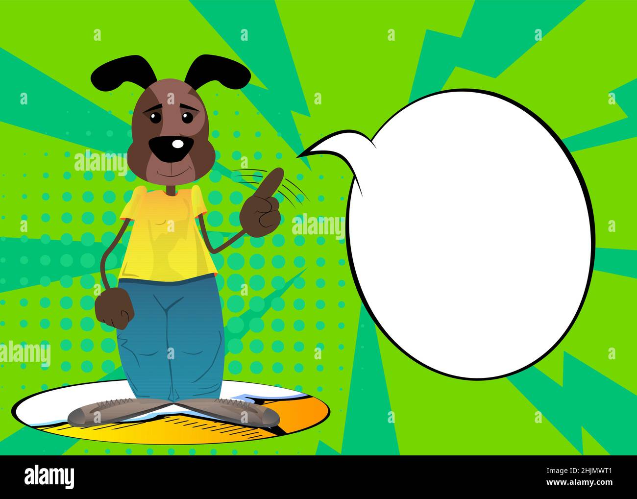 Funny dog fail Stock Vector Images - Alamy