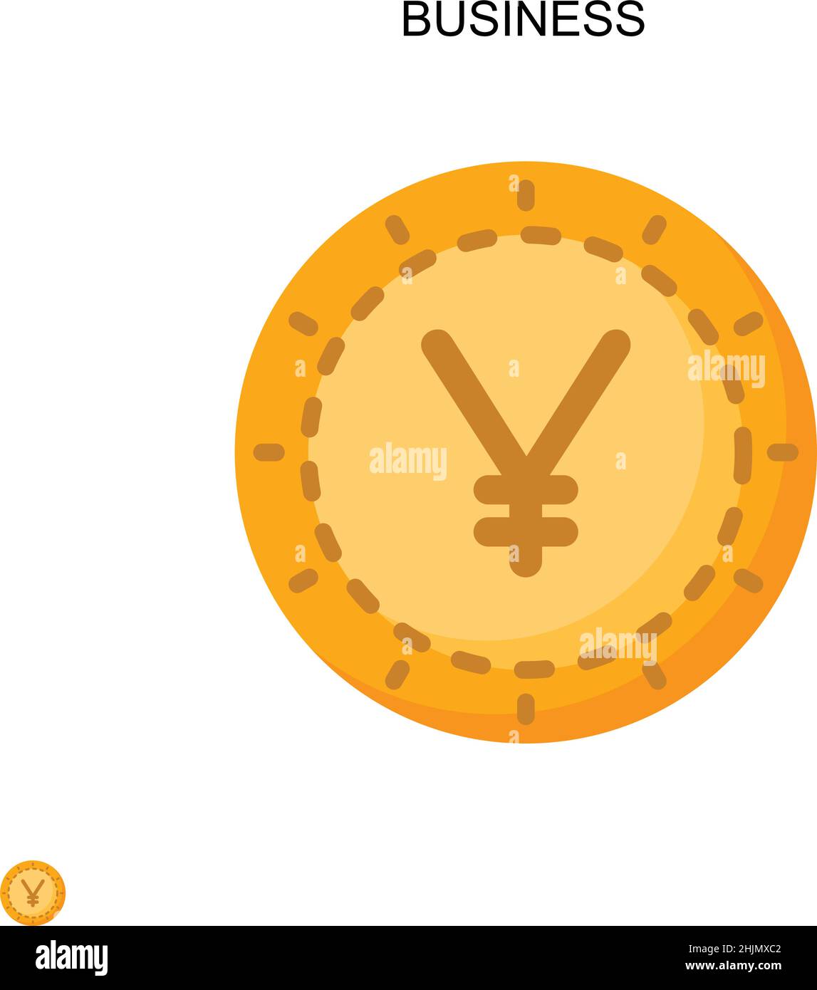 Business Simple vector icon. Illustration symbol design template for ...