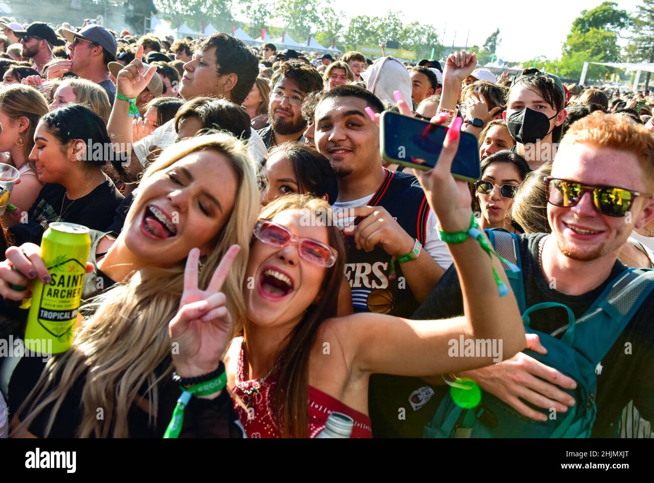 People having fun concert in hi-res stock photography and images - Alamy