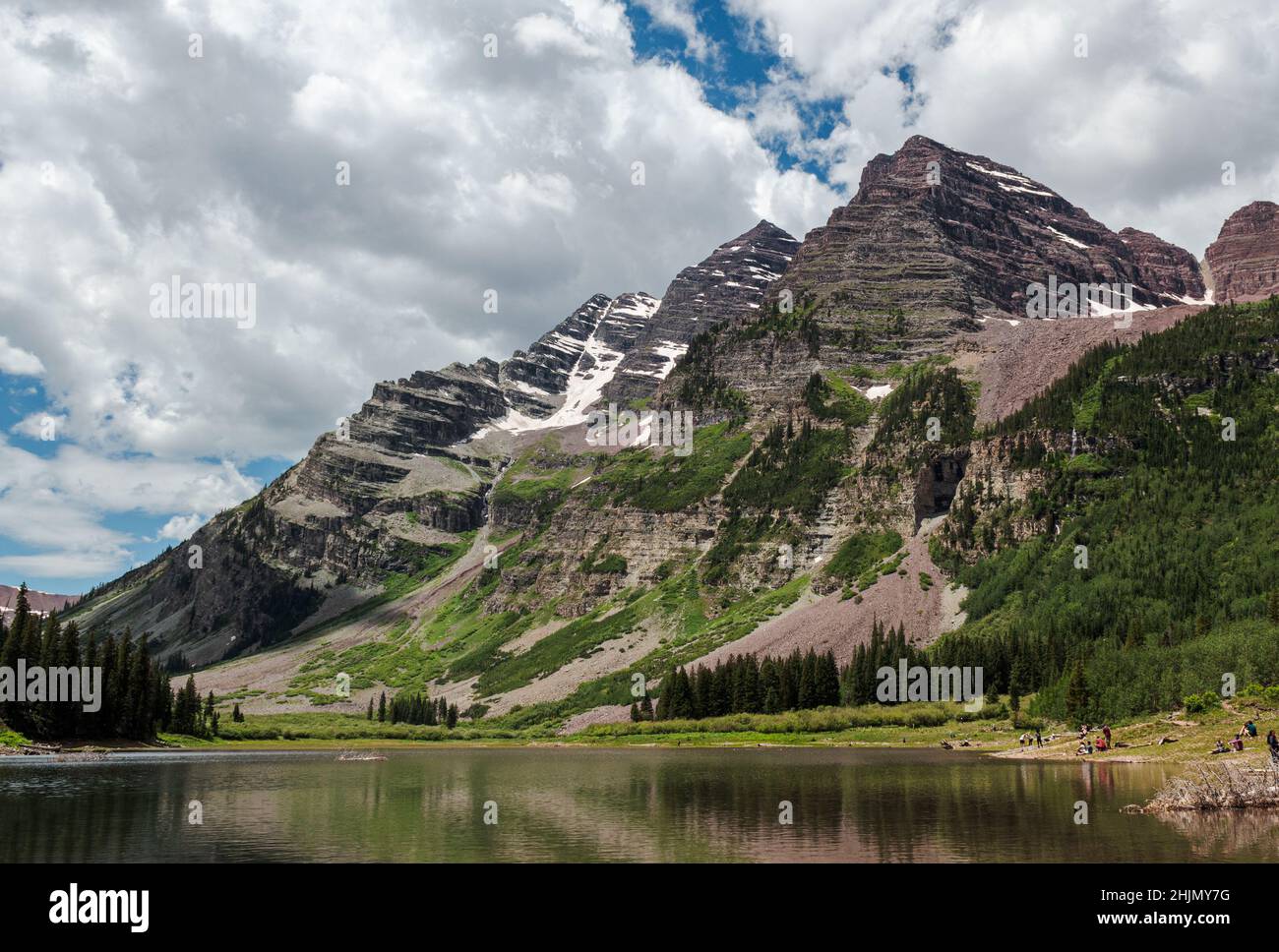 Maroon bells peaks hi-res stock photography and images - Alamy