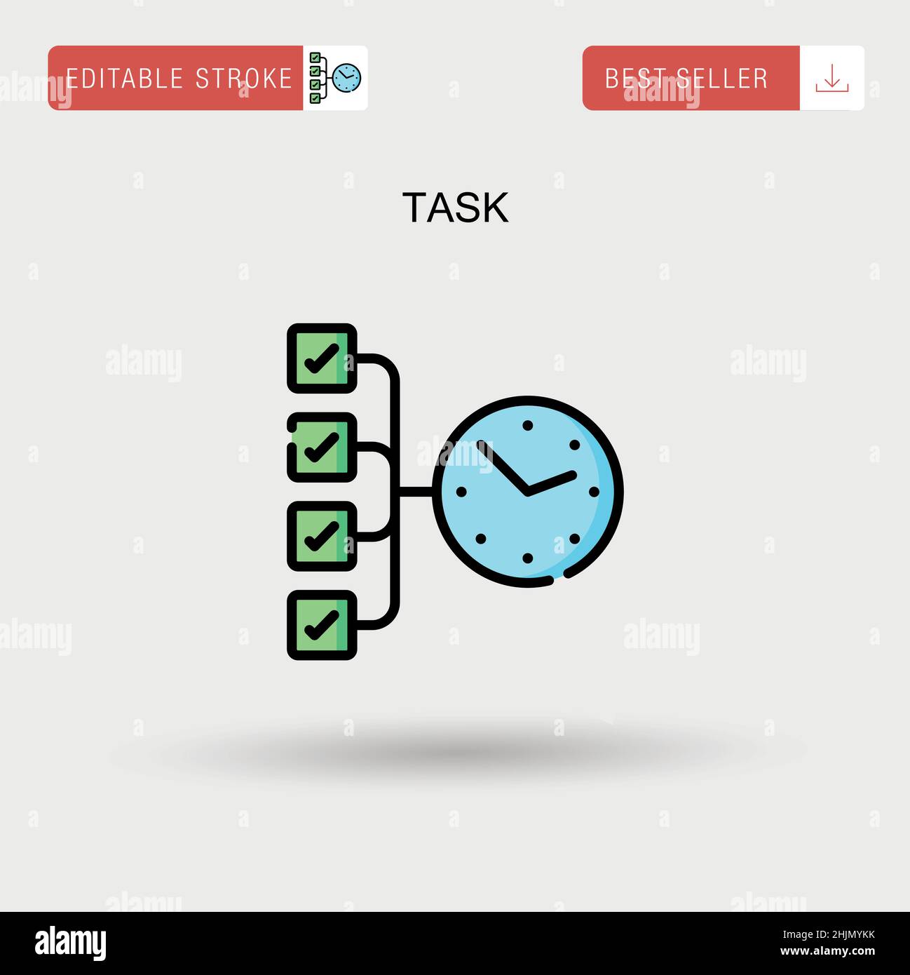 Task Simple vector icon Stock Vector Image & Art - Alamy