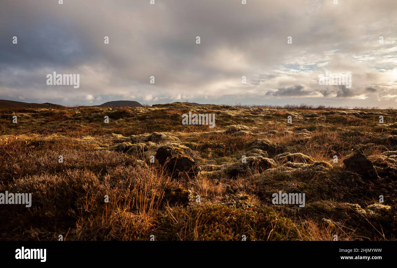 Rugged ancient lava fields hi-res stock photography and images - Alamy