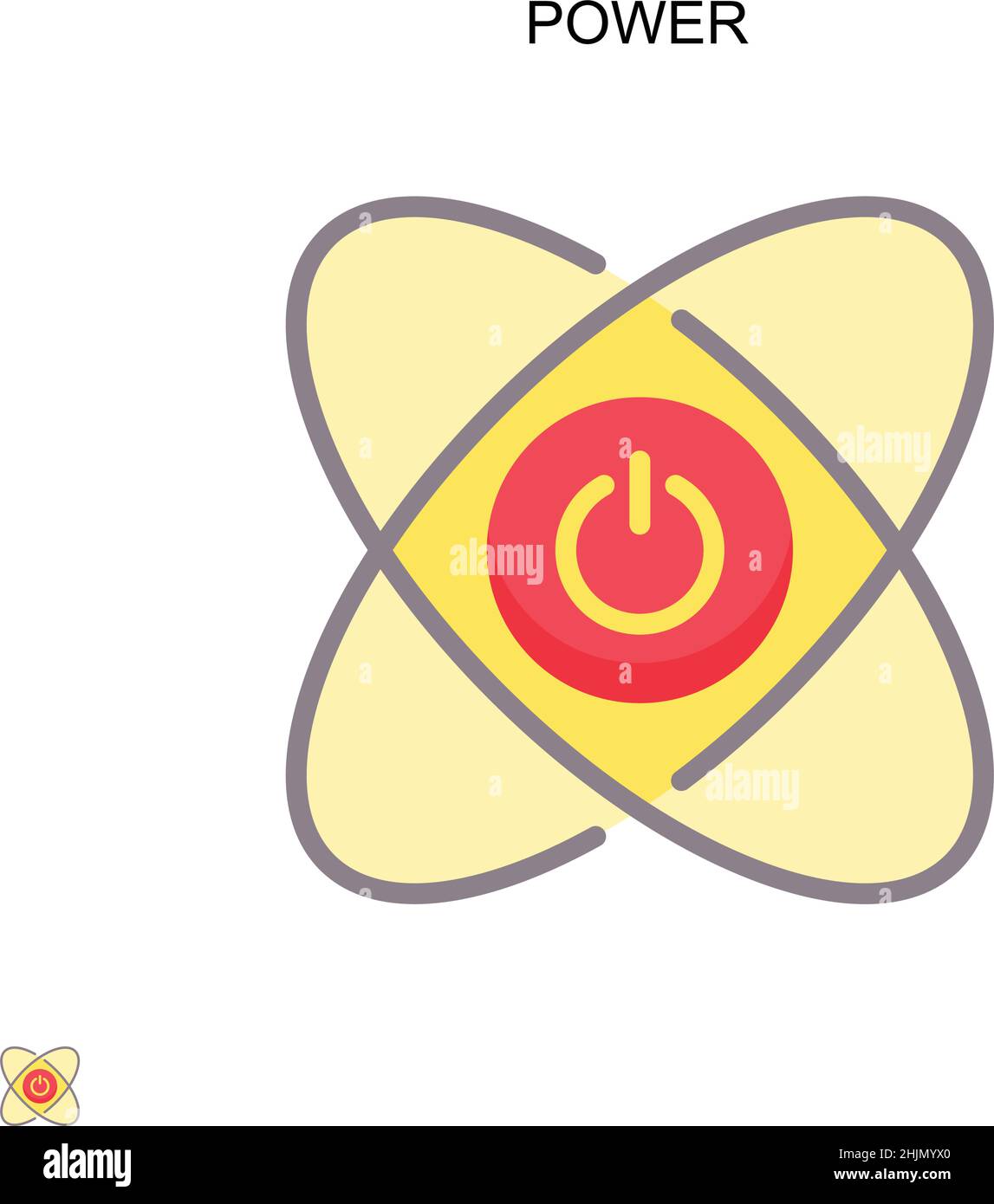 Power Simple vector icon. Illustration symbol design template for web ...