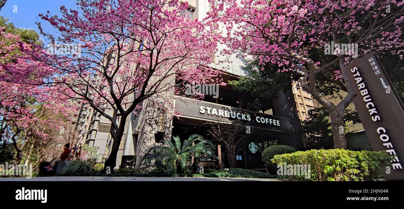 linkou, Taiwan - Jan 31, 2022 : Starbucks in linko, New Taipei City ...