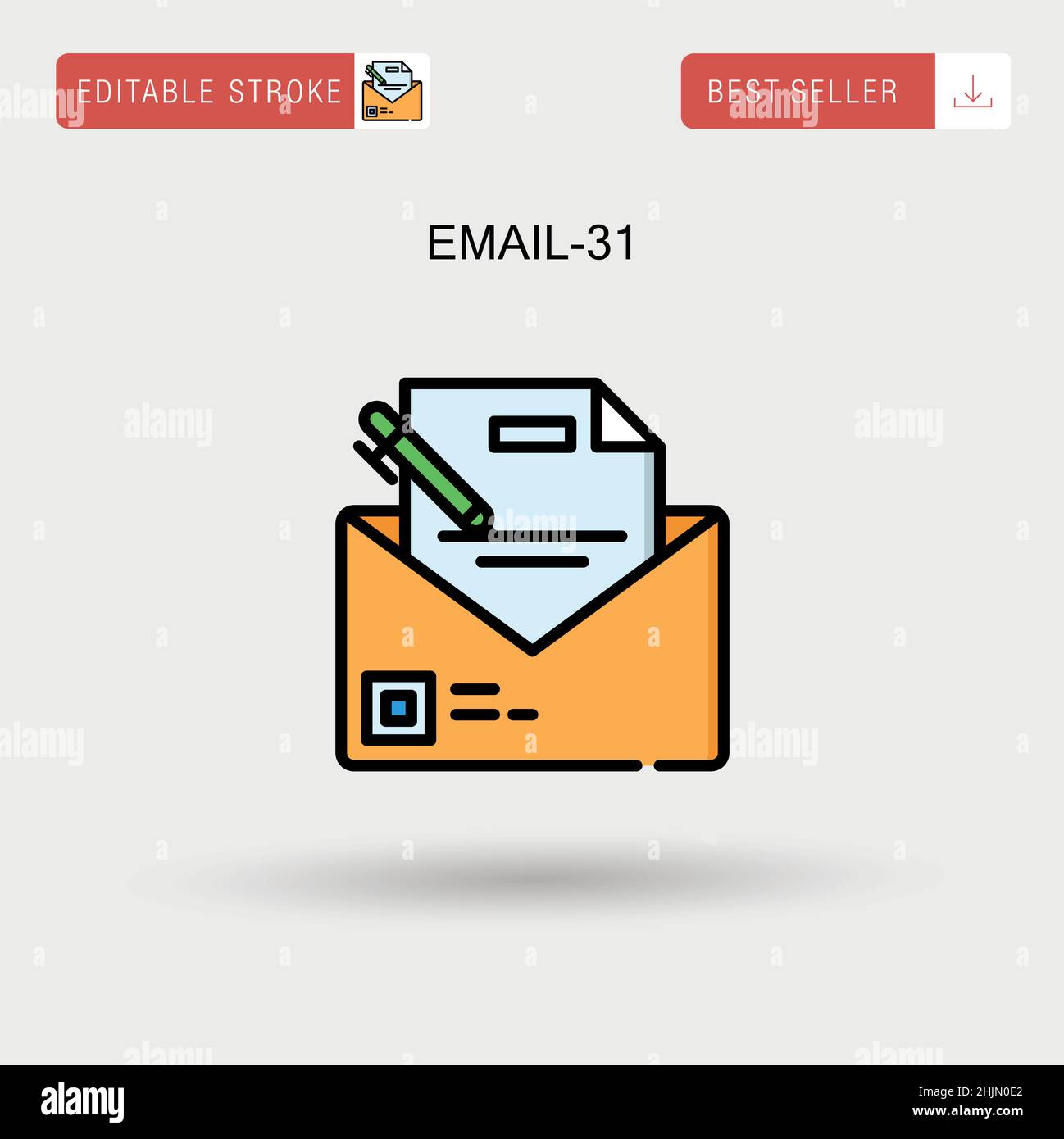 Email icon message reminder Stock Vector Images - Alamy