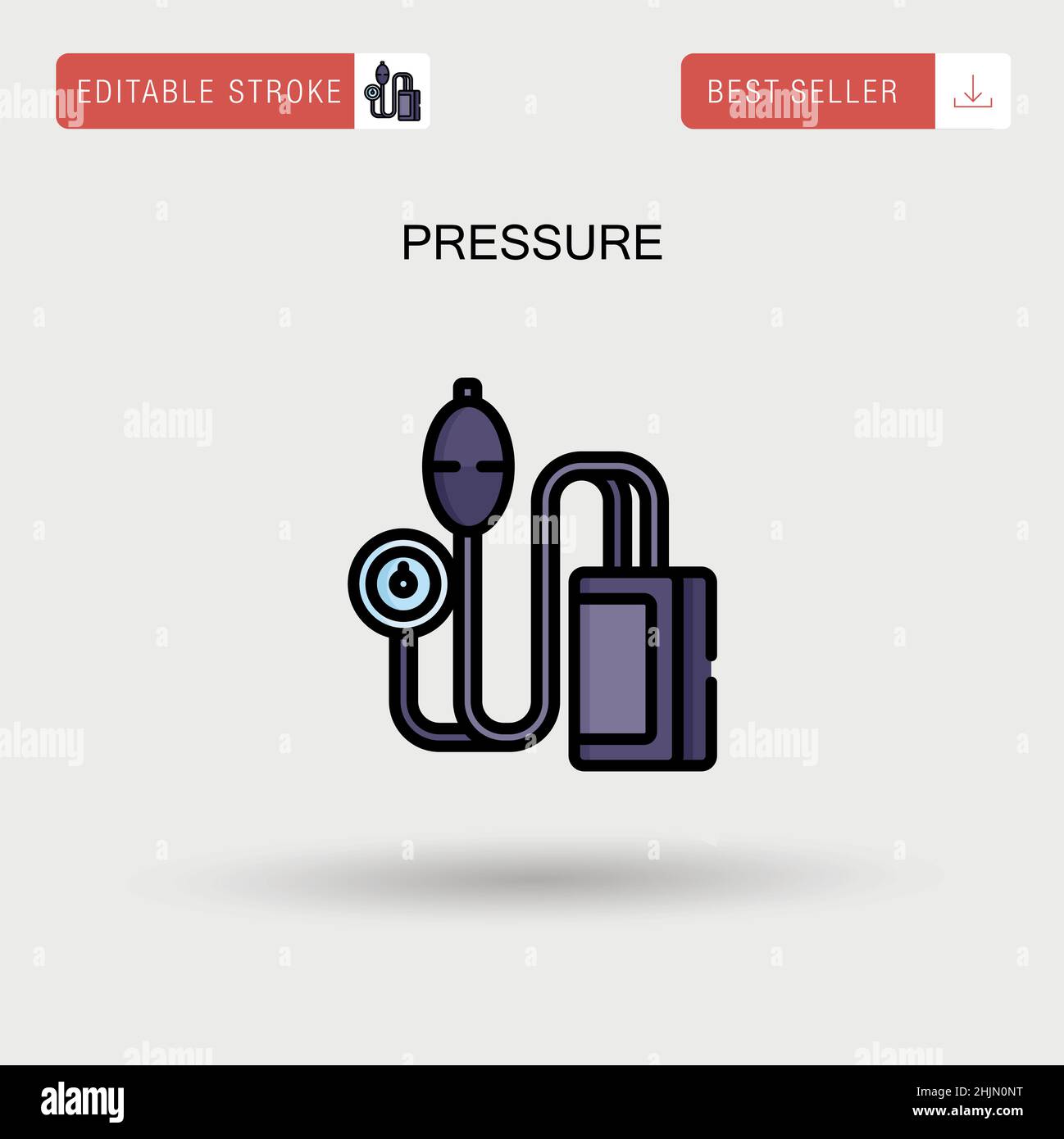 Pressure Simple vector icon Stock Vector Image & Art - Alamy