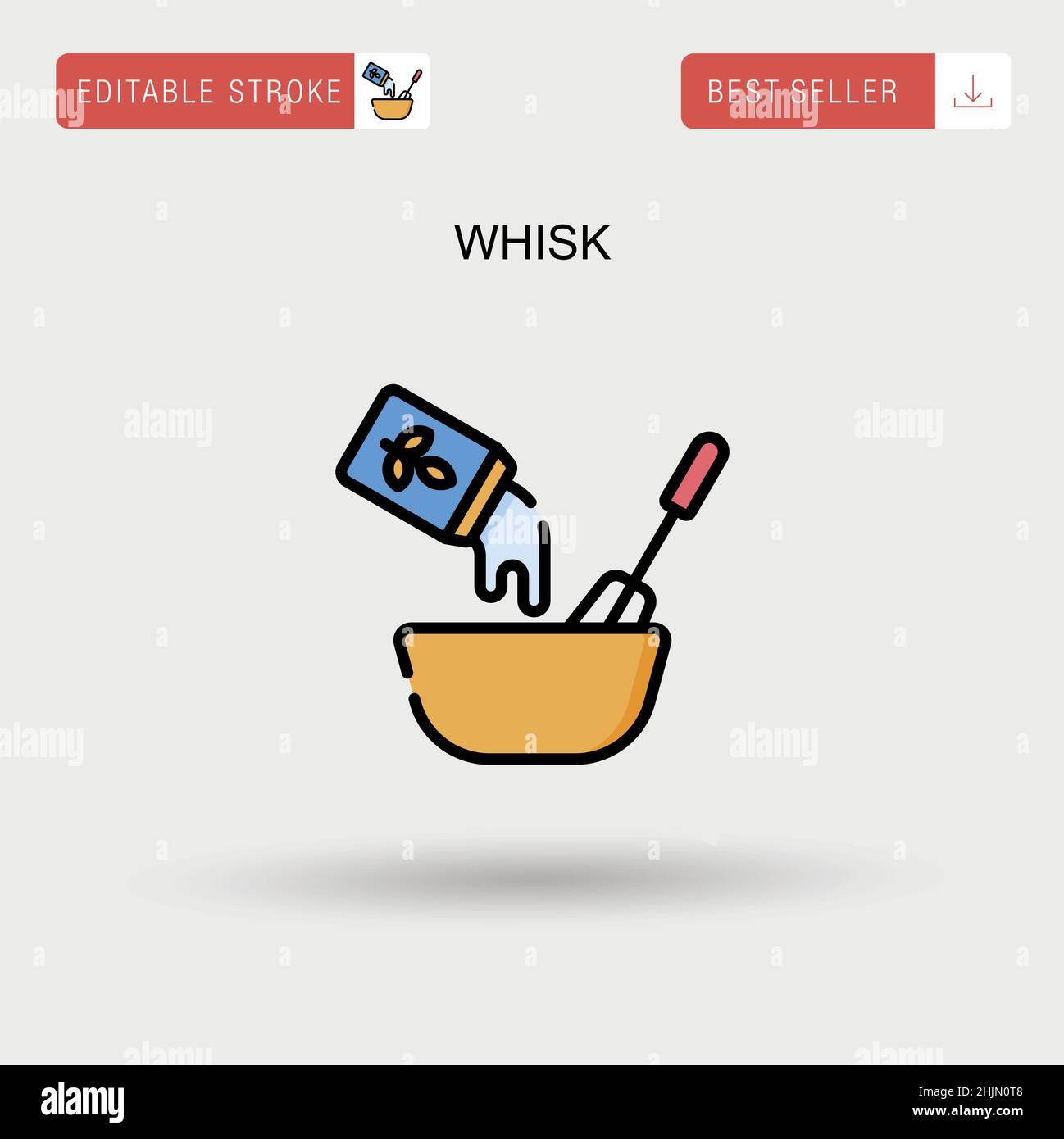 Whisking food Stock Vector Images - Alamy
