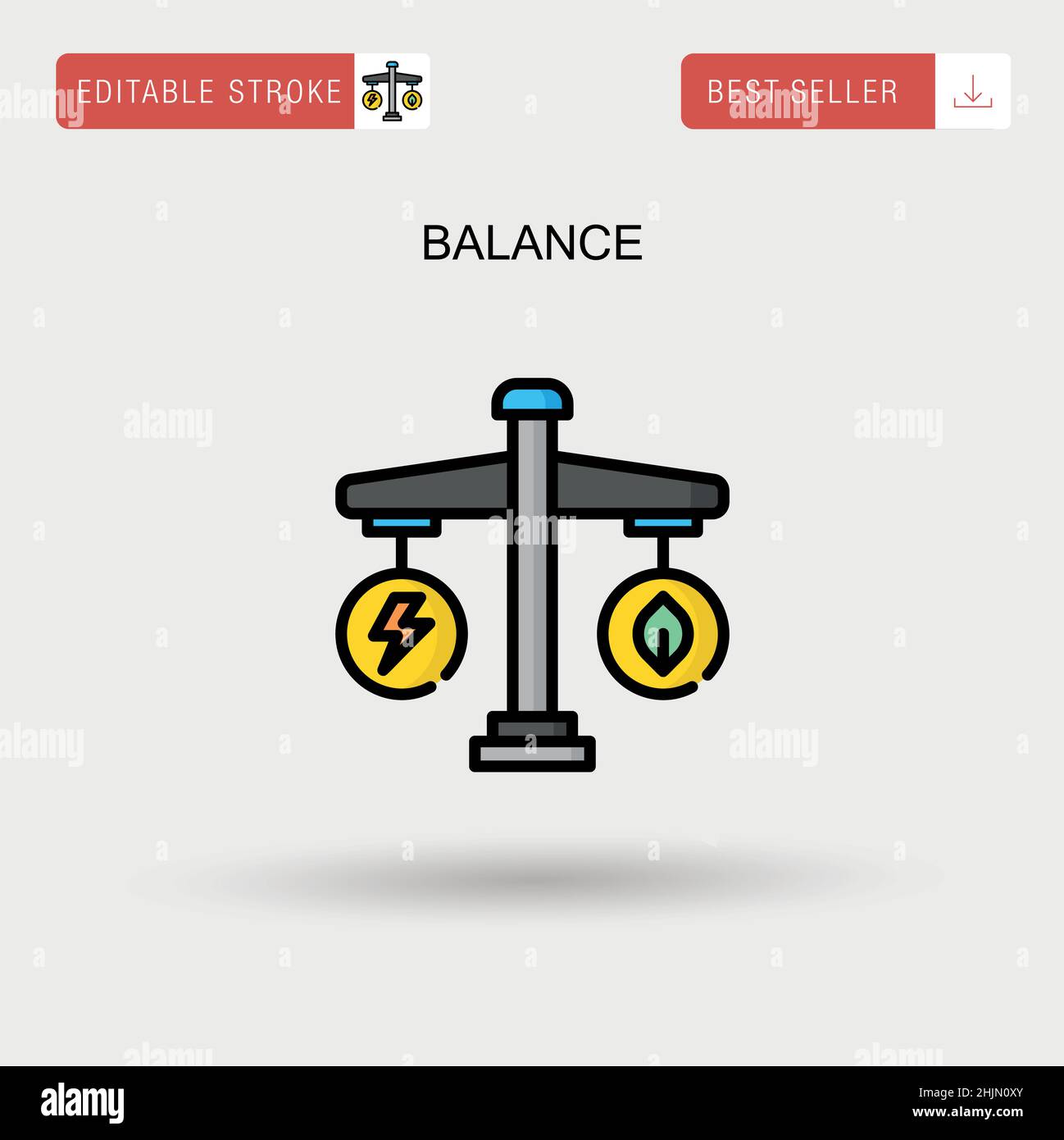 Balance Simple vector icon Stock Vector Image & Art - Alamy