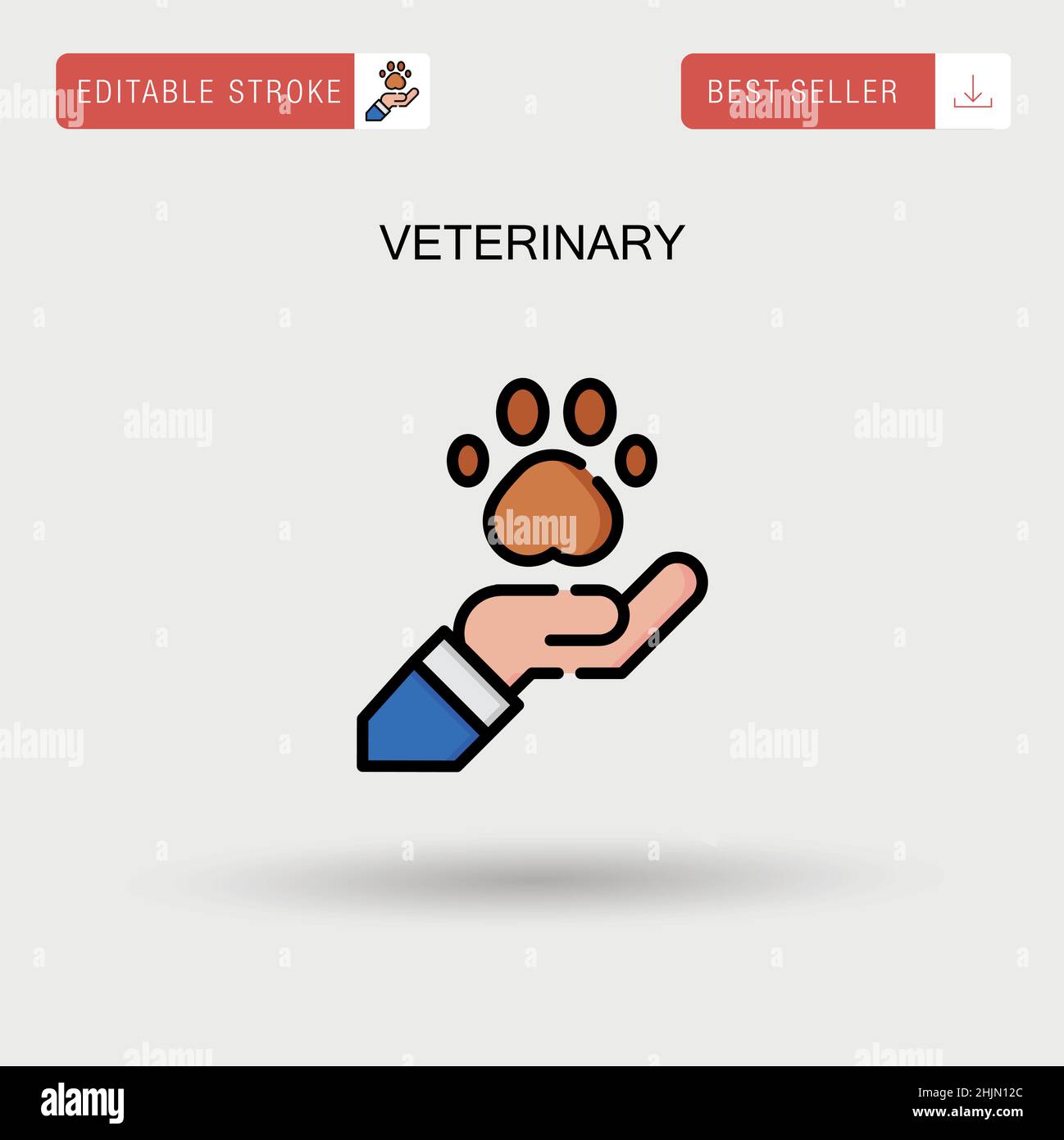 Dog checkup veterinary clinic Stock Vector Images - Alamy
