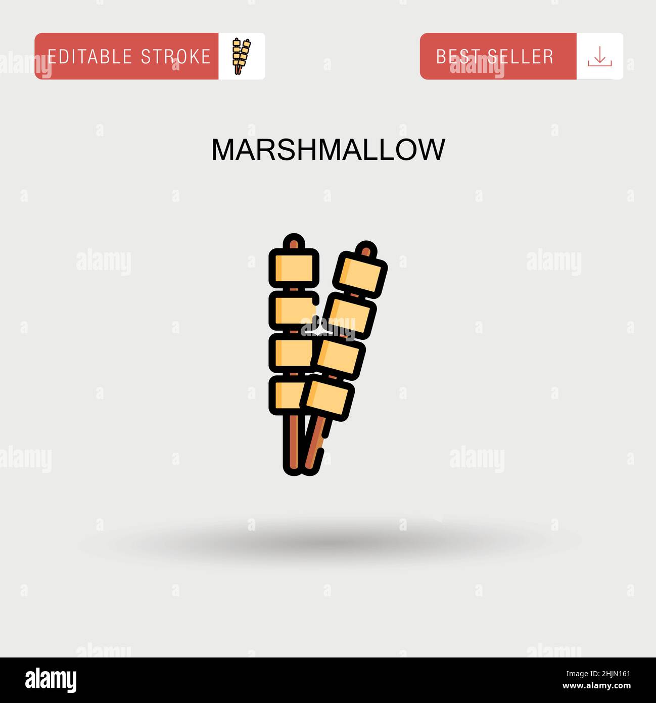 Marshmallow vector hi-res stock photography and images - Alamy