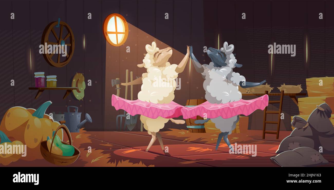 Village barn dance Stock Vector Images - Alamy