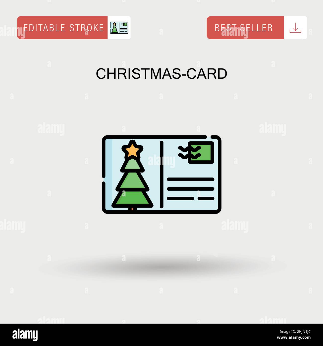 Christmas card flyer cover Stock Vector Images - Alamy