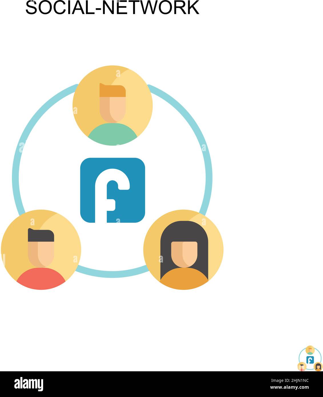 Social network internet online Cut Out Stock Images & Pictures - Alamy