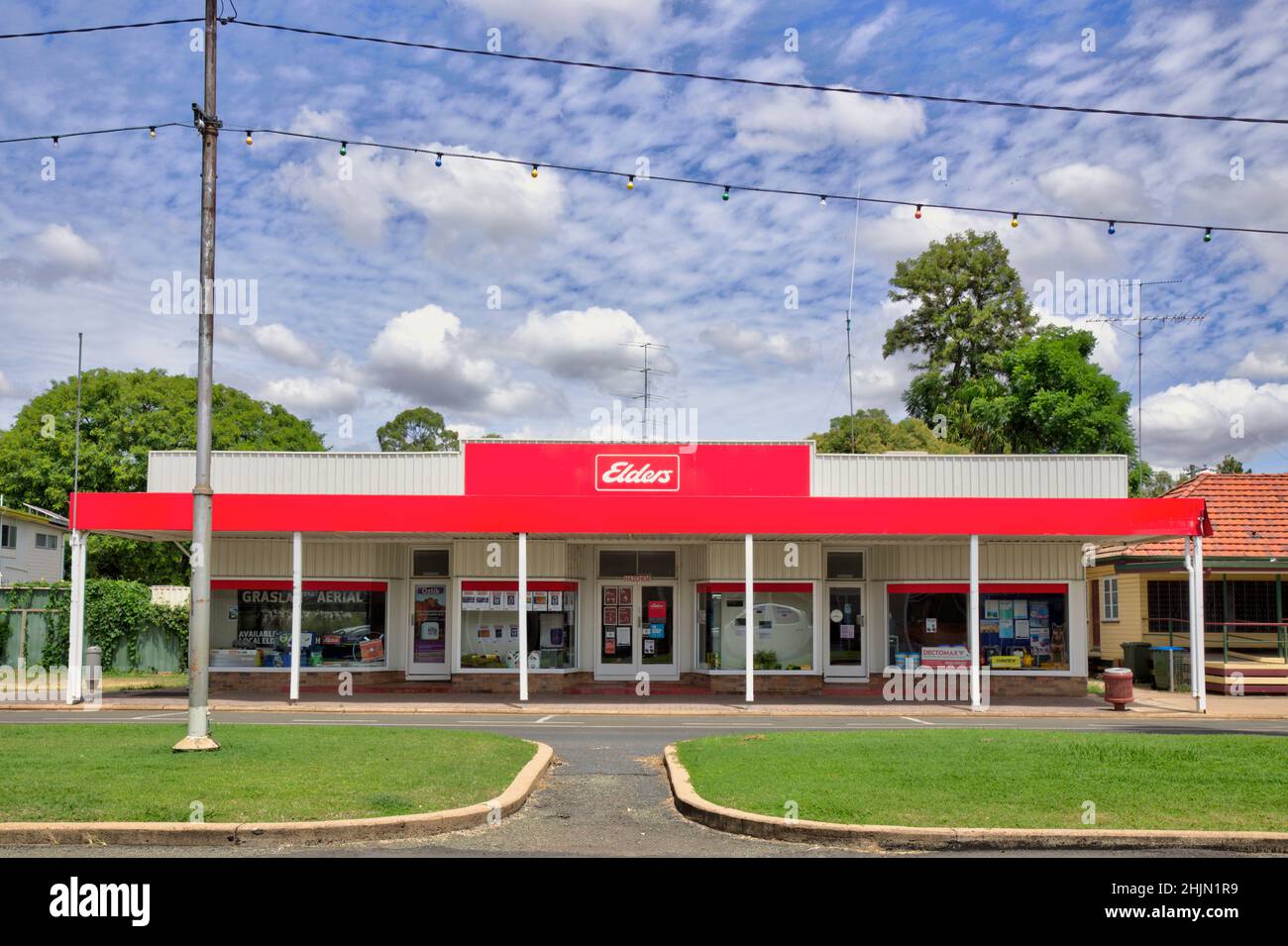 Elders Livestock Agents Theodore Queensland Australia Stock Photo - Alamy