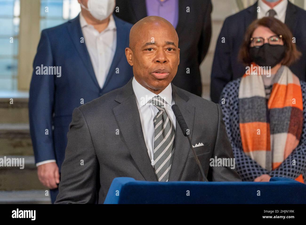 New York City Mayor Eric Adams announces appointments of Adolfo Carrion ...