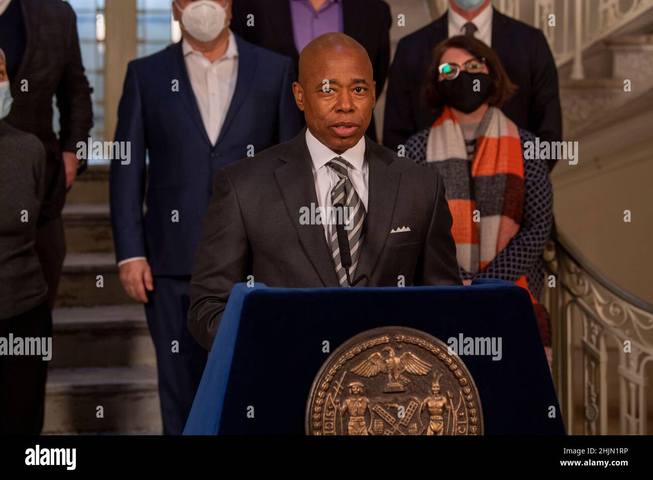 New York City Mayor Eric Adams announces appointments of Adolfo Carrion ...