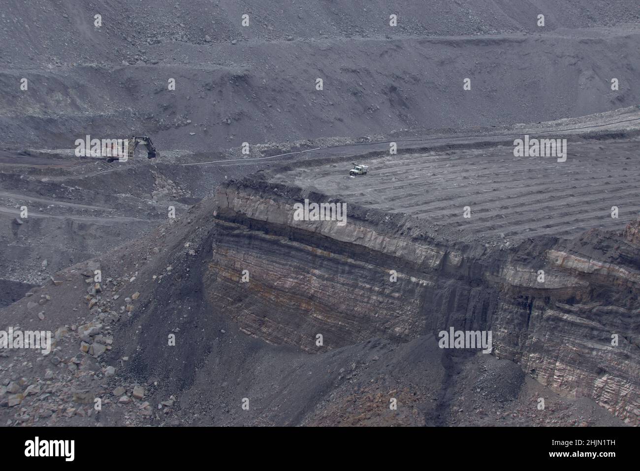 Dawson Mine open cut coal mine near near Moura Queensland Australia ...
