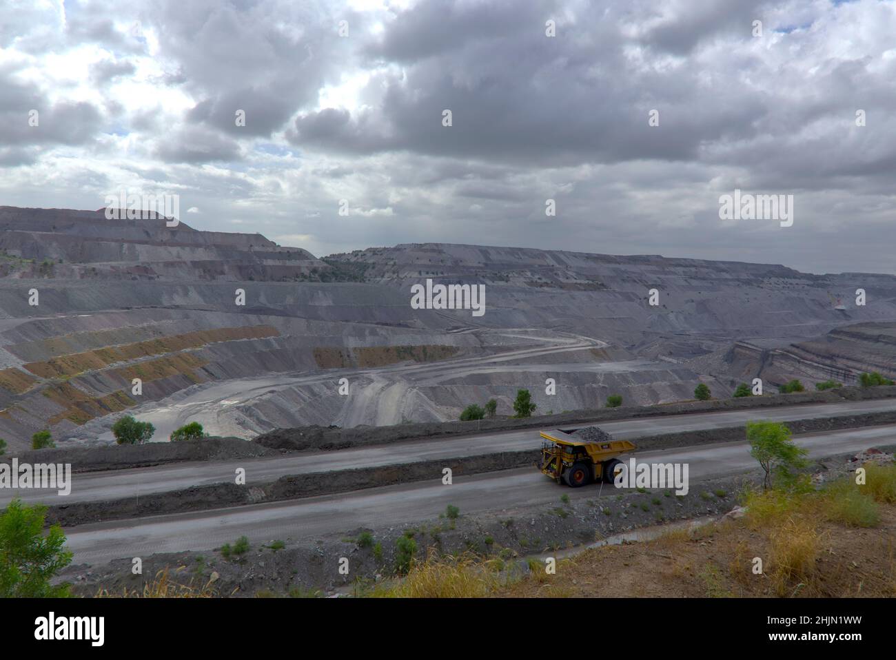 Dawson Mine open cut coal mine near near Moura Queensland Australia ...