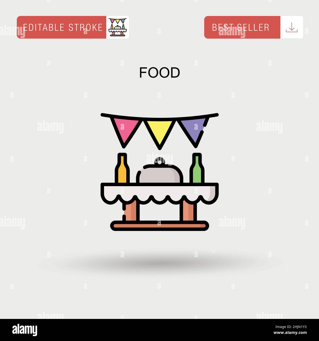 Healthy concept food red plate Stock Vector Images - Alamy