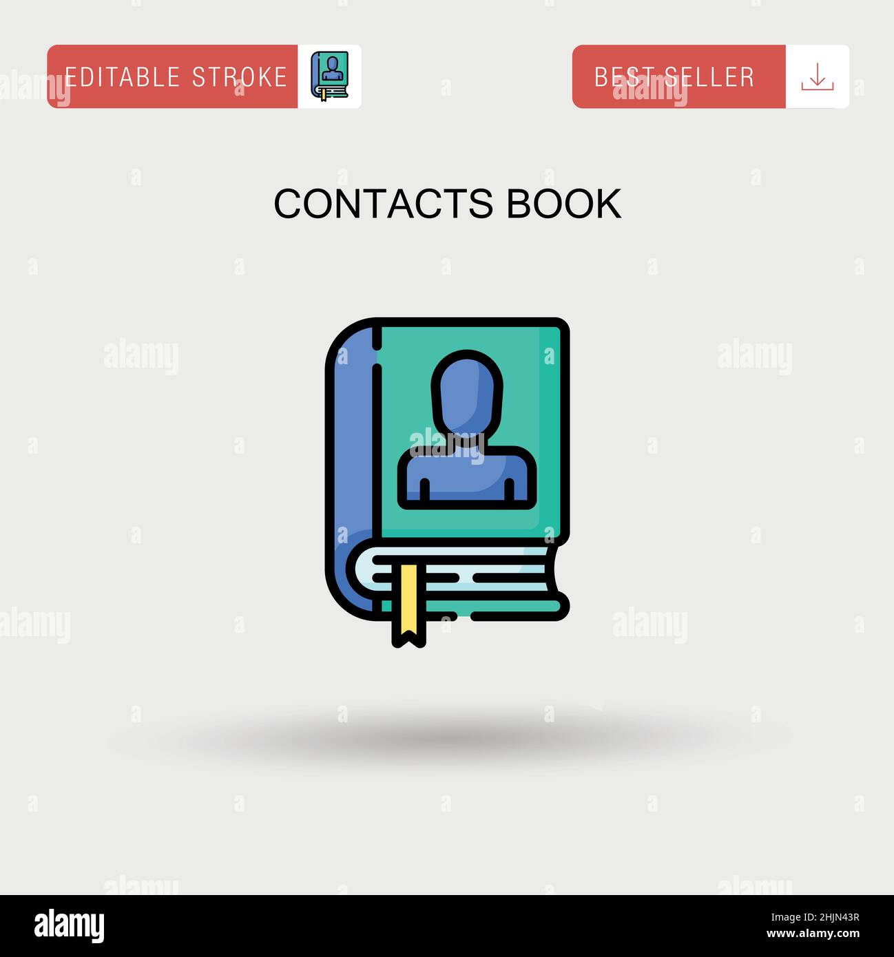 List of contacts Stock Vector Images - Alamy