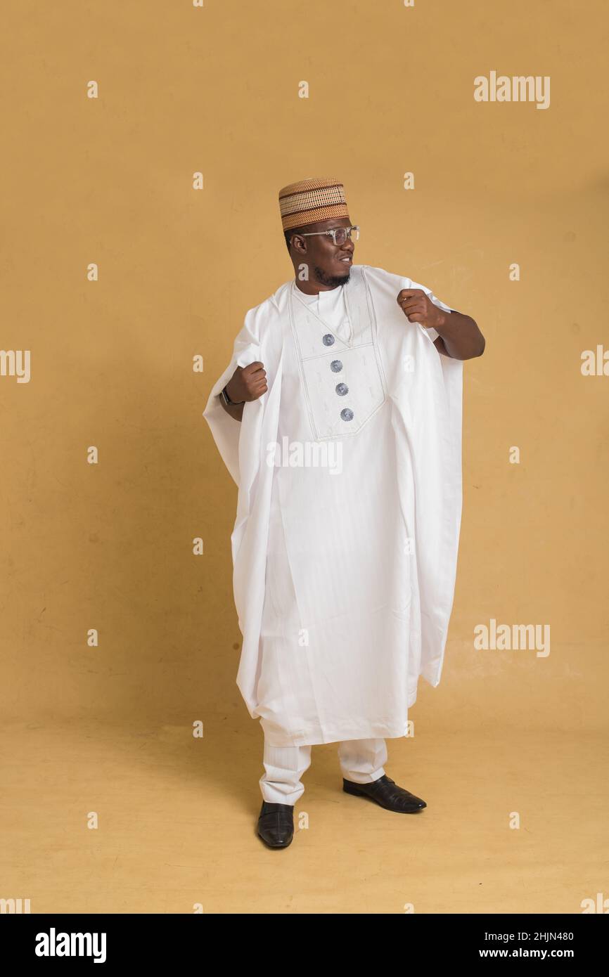 A Traditionally Dressed Northern Business Man Dancing Full Stock Photo ...