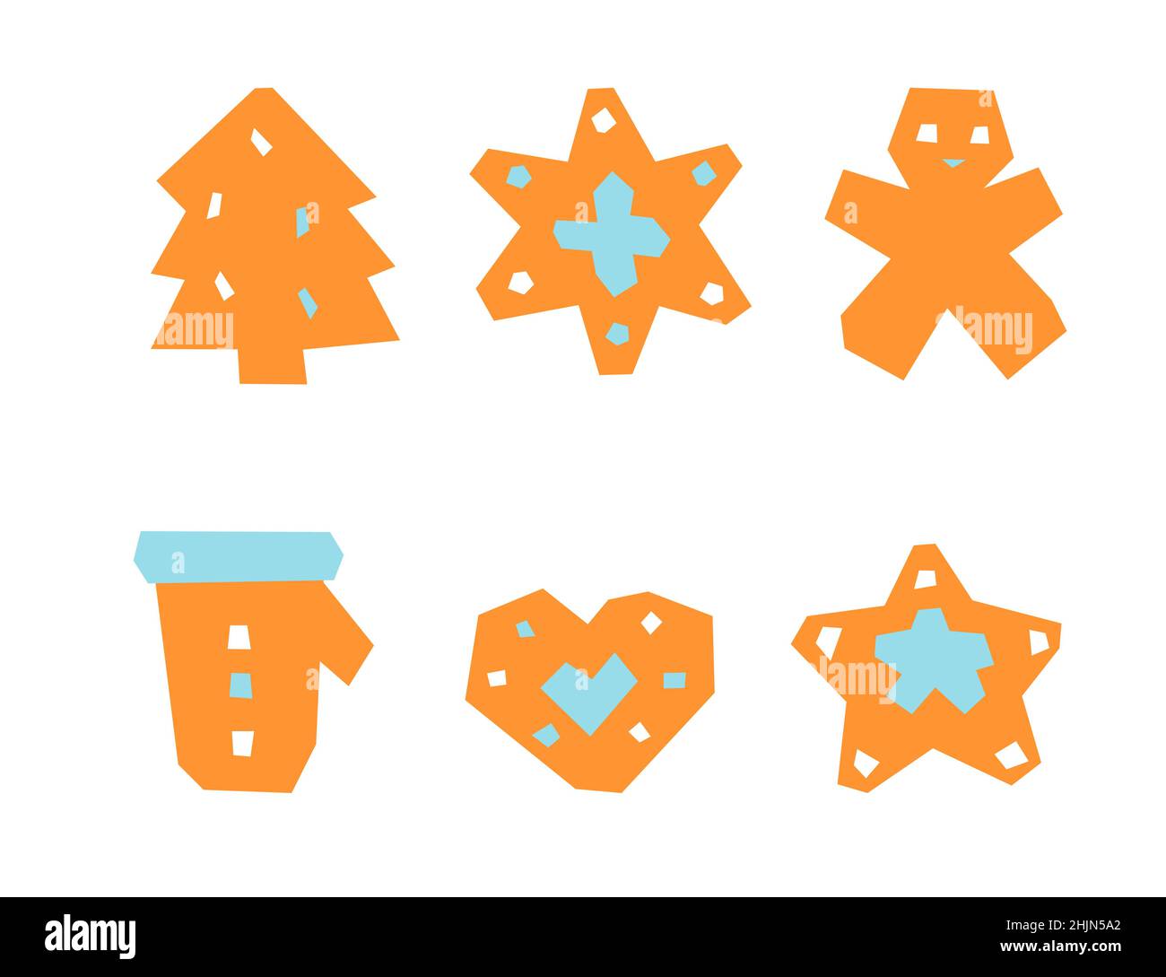 Gingerbread man christmas clipart hi-res stock photography and images ...