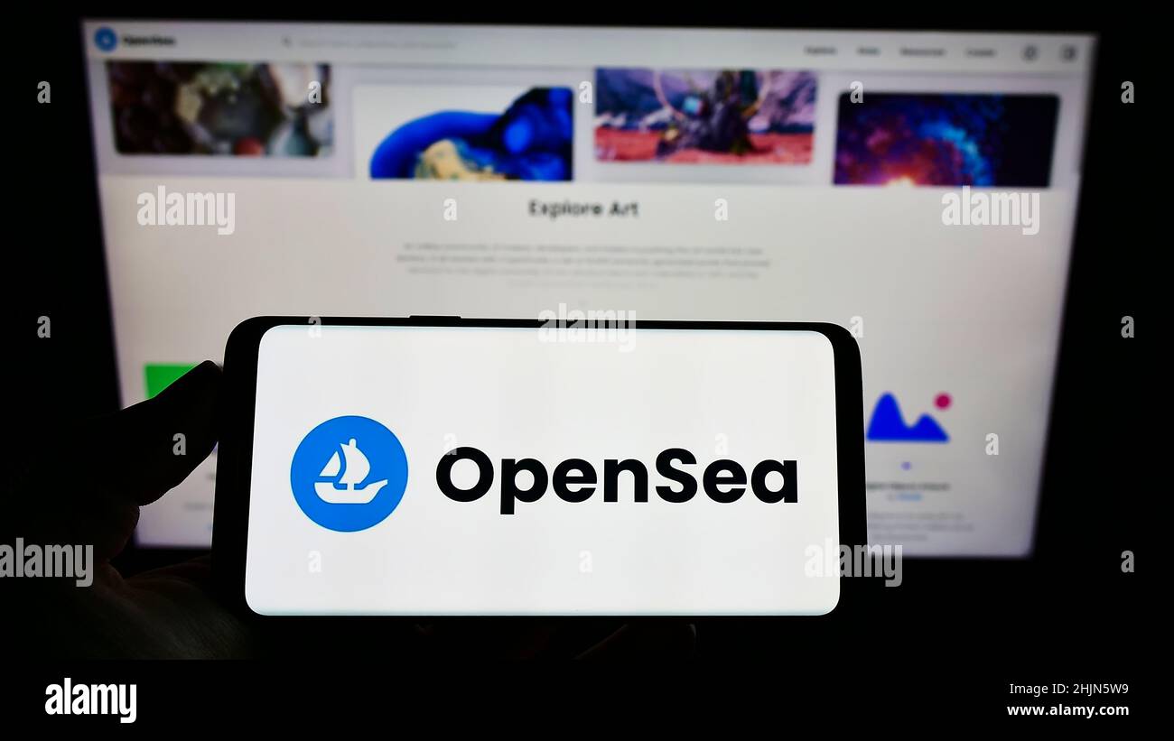 Opensea logo hi-res stock photography and images - Alamy