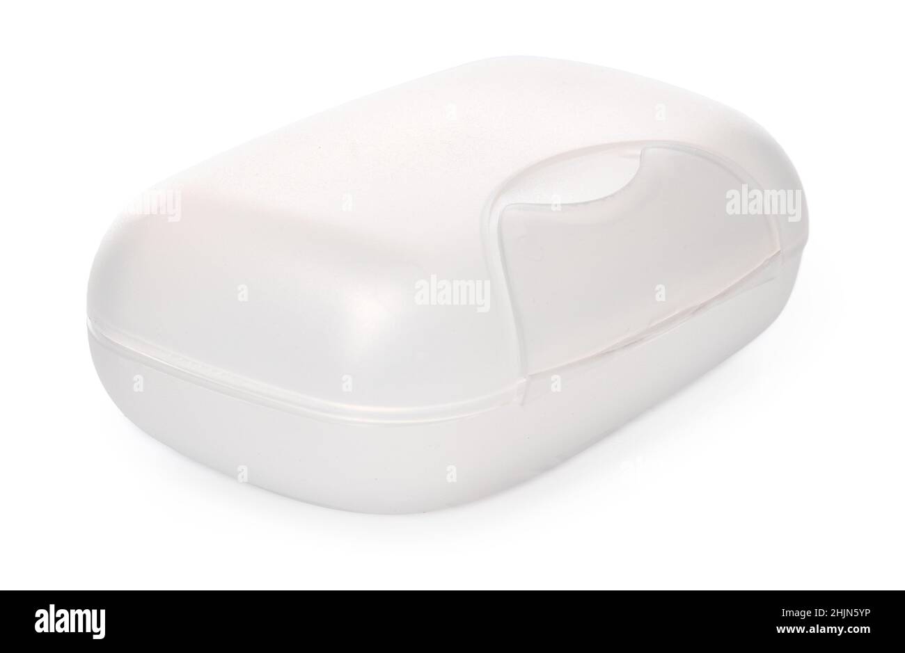 Plastic soap box isolated on white background Stock Photo - Alamy