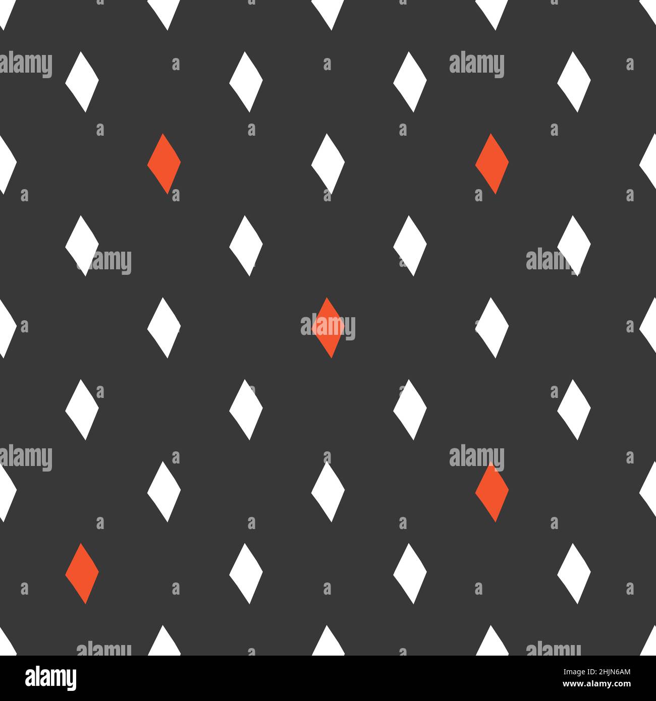 Seamless orange rhombus background Stock Vector Images - Alamy