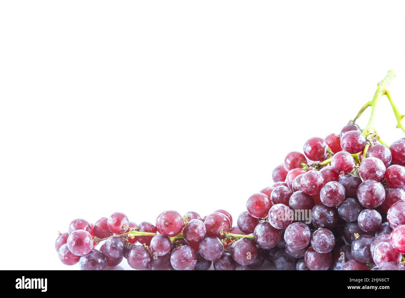 fresh red grape with water drop isolated on white background Stock Photo - Alamy