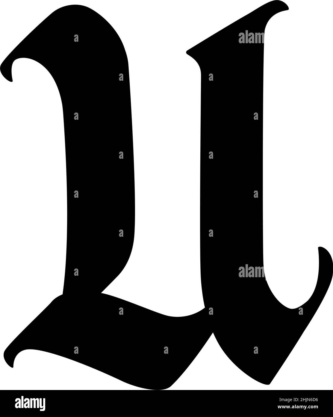 Letter U Fonts