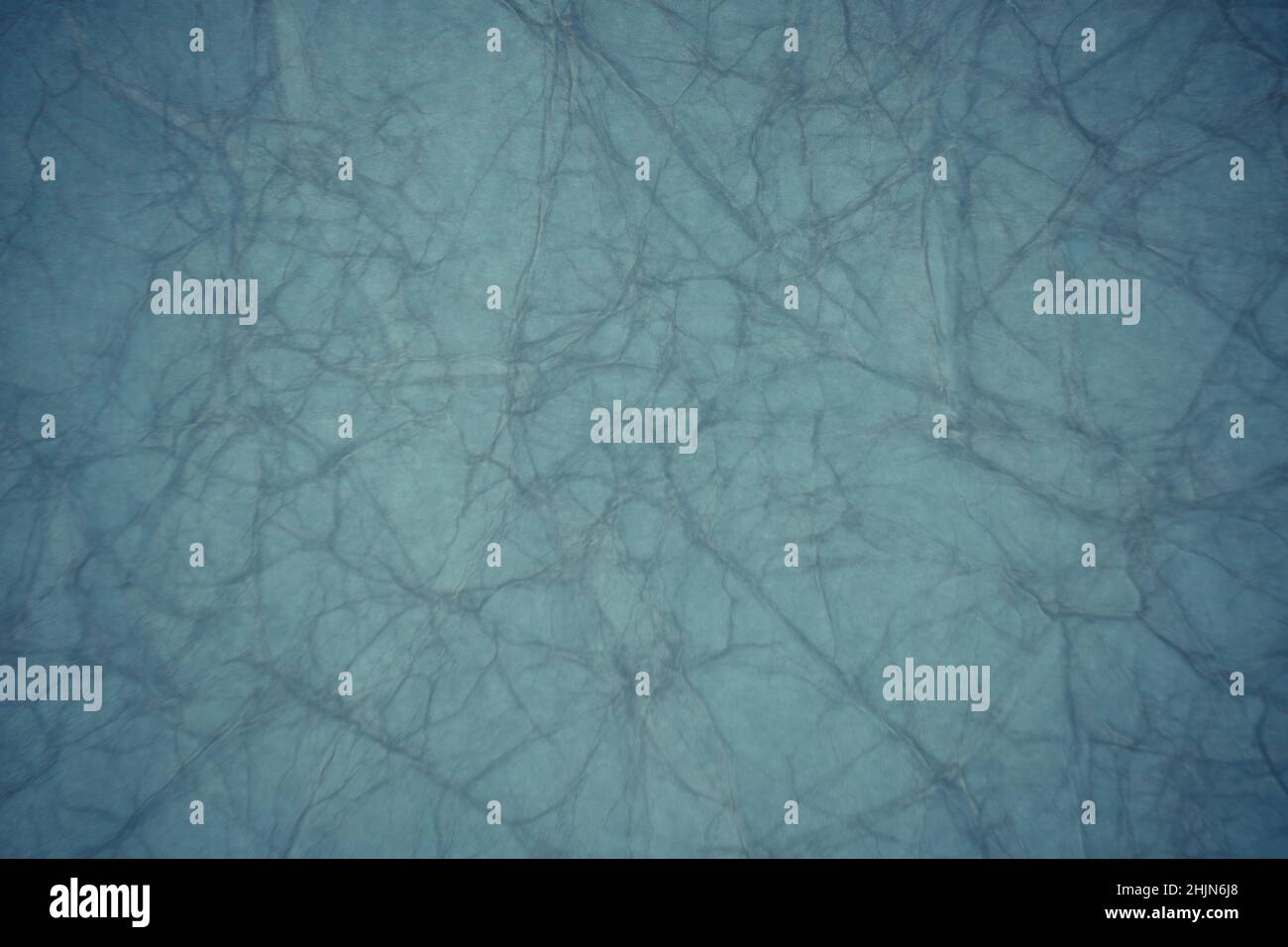 Blue crumpled paper texture use for background Stock Photo - Alamy