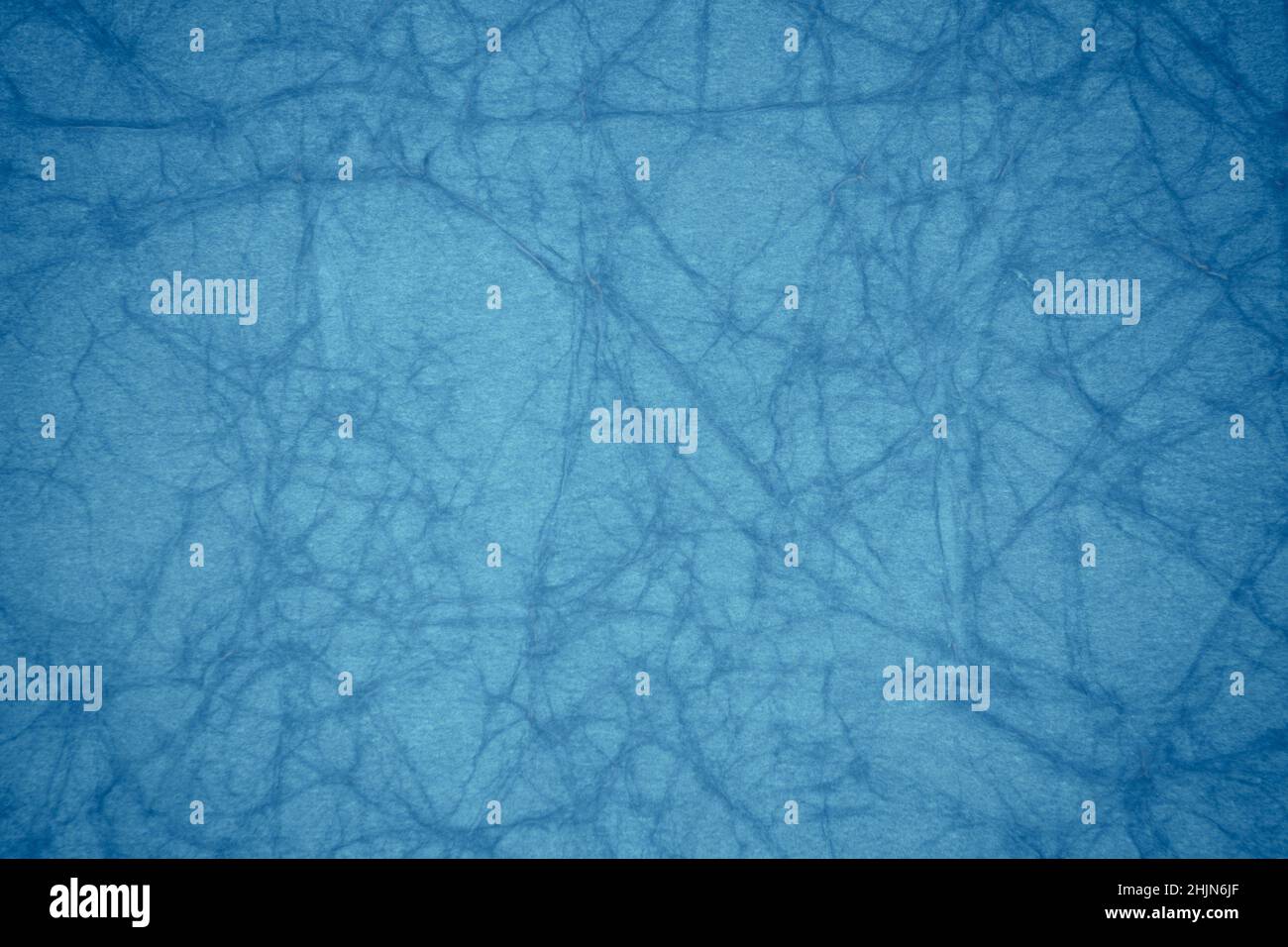 Blue crumpled paper texture use for background Stock Photo - Alamy