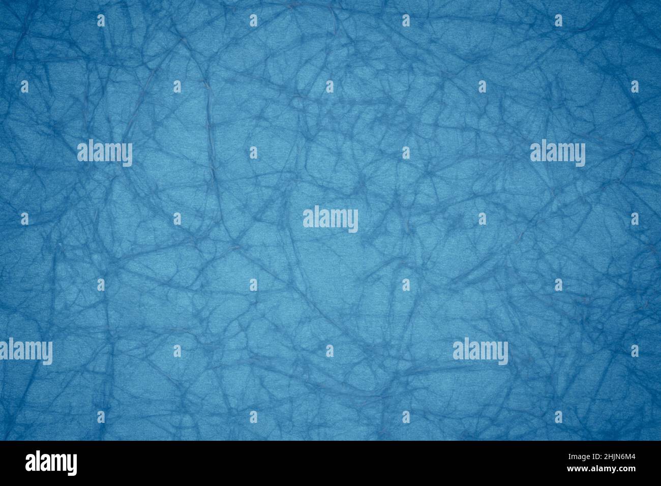 Blue crumpled paper texture use for background Stock Photo - Alamy