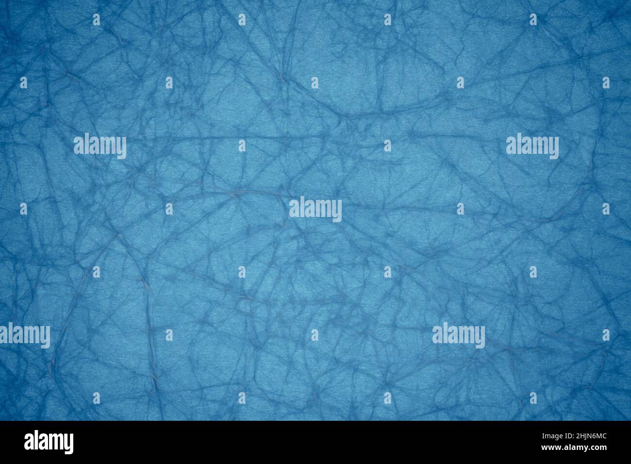 Blue crumpled paper texture use for background Stock Photo - Alamy