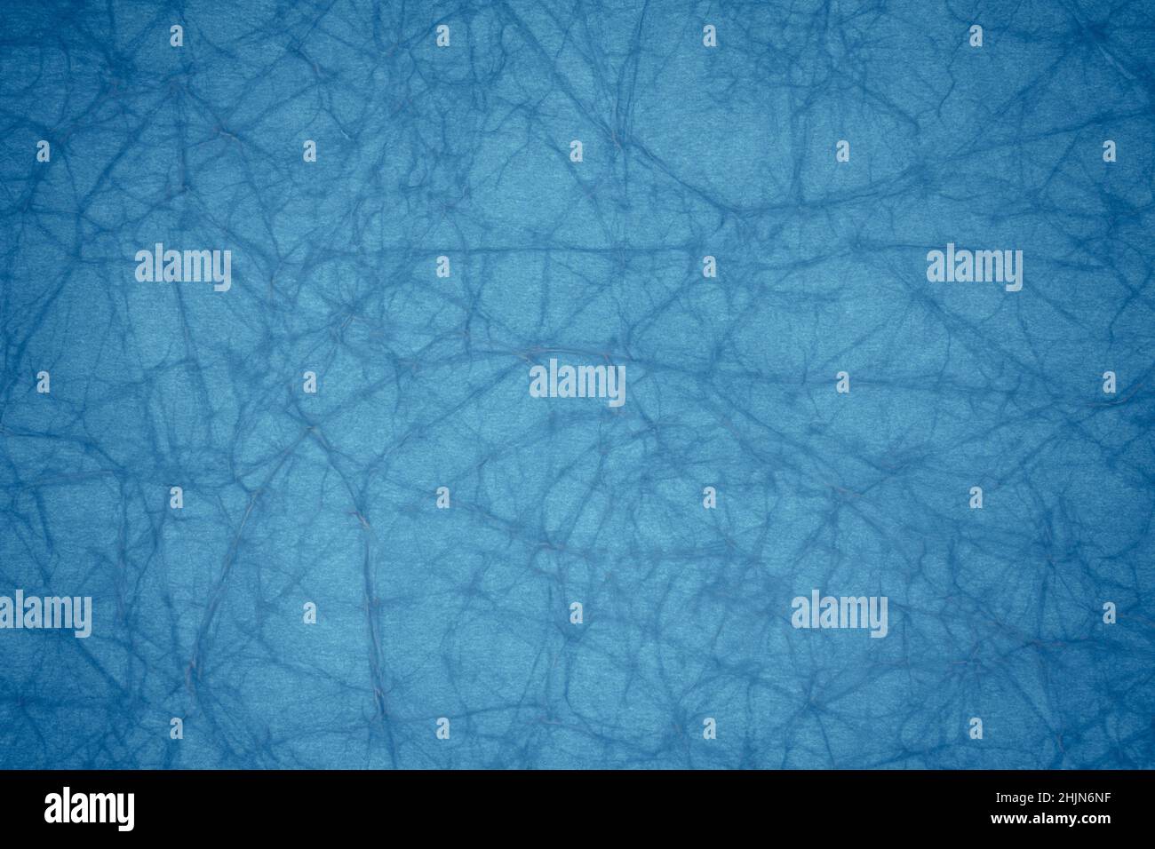 Blue crumpled paper texture use for background Stock Photo - Alamy