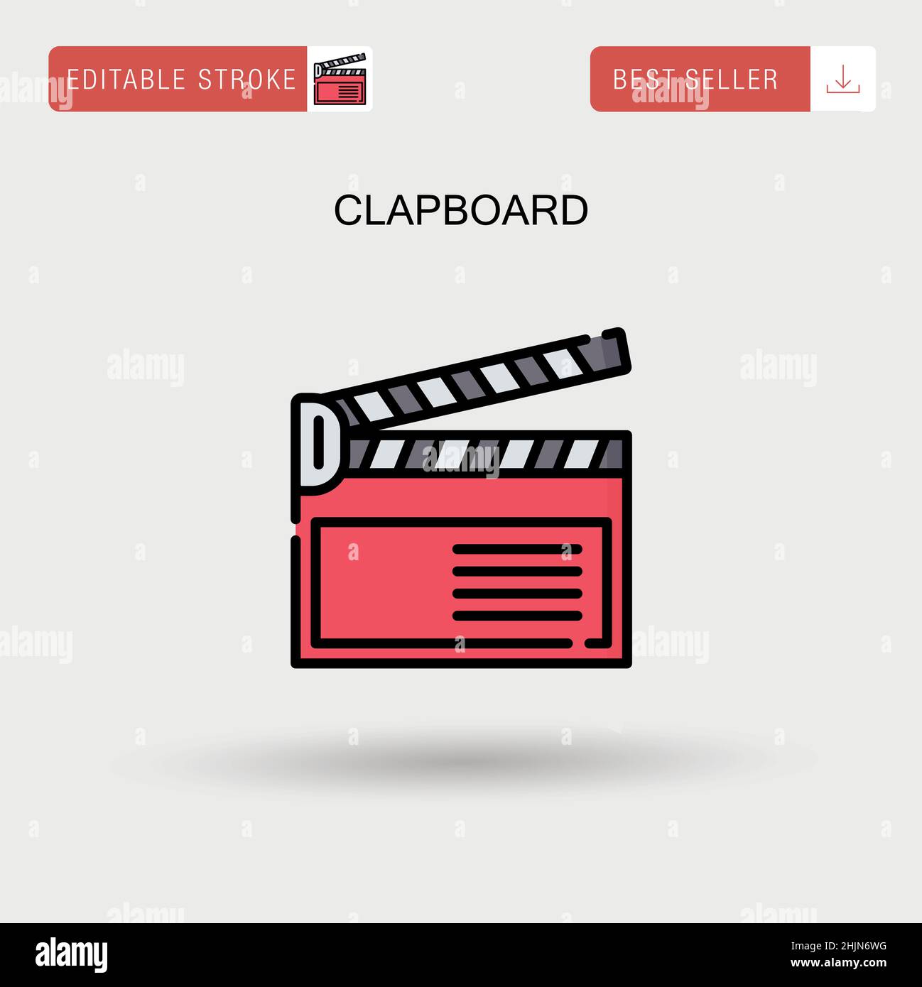 Clapboard symbol hi-res stock photography and images - Alamy